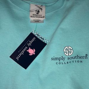 Simply Southern | Tops | Nwt Simply Southern Blue Beach Hair Jeep Tee ...